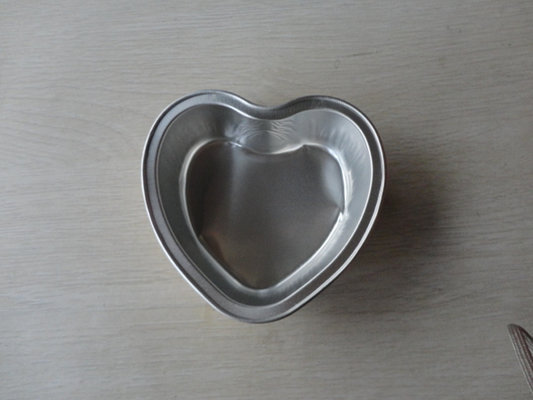 Golden Lacquered Foil Casserole Dishes Disposable Meal Box With Heart Shape 100-200ml