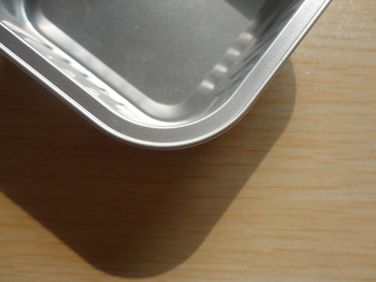 OEM Food Grade Square Foil Casserole Dishes / Aluminum Foil Baking Pan
