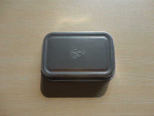 Aluminum Foil Casserole Dishes Container With Leaf Cover For Thailand Airlines