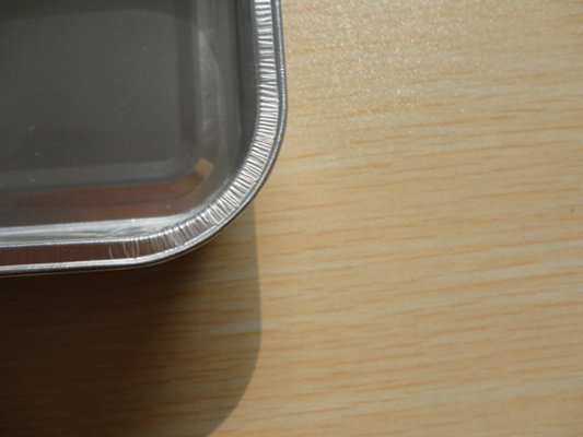 Aluminum Foil Casserole Dishes Container With Leaf Cover For Thailand Airlines
