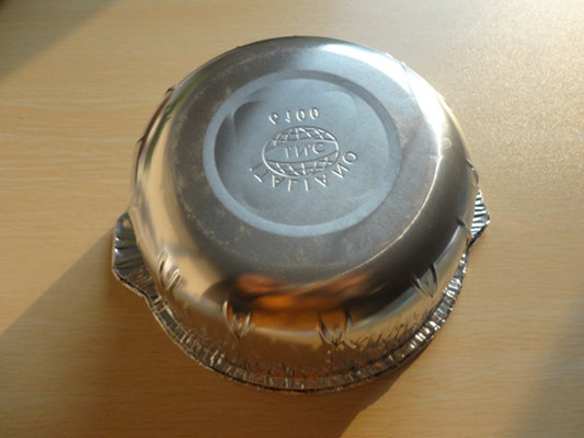 X-large Aluminum Foil Baking Pans With Lids Round Shape For Food Package 0.135MM Thickness