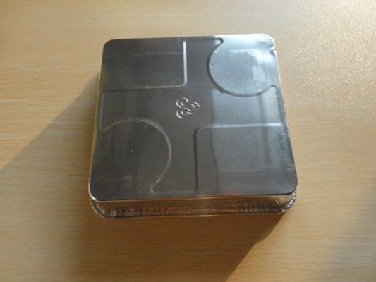 Square Aluminum Foil Casserole Dishes For Aviation Lunch With Logo For Baking