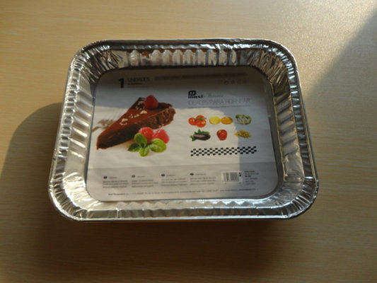 Packaging Lasagna Aluminum Food Storage Containers 800ML Independent Packing