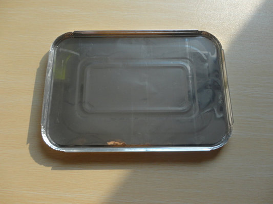 Dispoable Aluminum Foil Lids 1/2 size shallow rectangle shape food grade for sealing