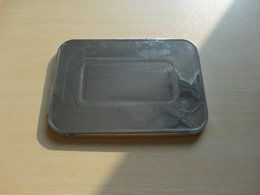 Dispoable Aluminum Foil Lids 1/2 size shallow rectangle shape food grade for sealing