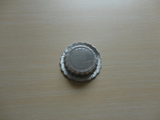 145ML Aluminum Foil Cups with clear lids , pollution free foil muffin cups