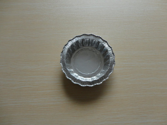 145ML Aluminum Foil Cups with clear lids , pollution free foil muffin cups