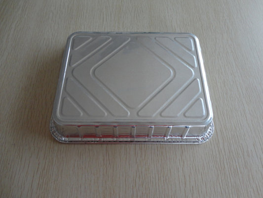 Rectangular Aluminum Food Storage Containers Food Packaging For Exporting