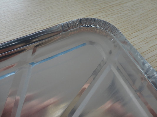 OEM Disposable Aluminum Foil Lids Standard-compartment vessel foil containers with lids