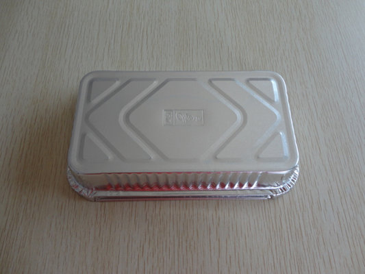 Airline Catering Pollution-Free Aluminum Baking Pans 580ml With Light Weight