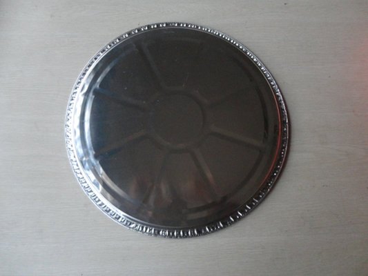 Pizza Round Aluminum Foil Baking Pans With SGS For Outdoor Cookware