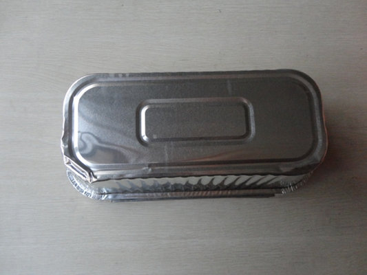 Stamp forming Aluminum foil roasting pan / Aluminum Foil Tray With Lid For Meal Pack