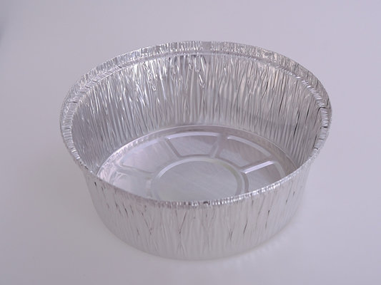 Deep Recyclable Aluminum Foil Serving Trays With Cardboard Lids For Hot Food