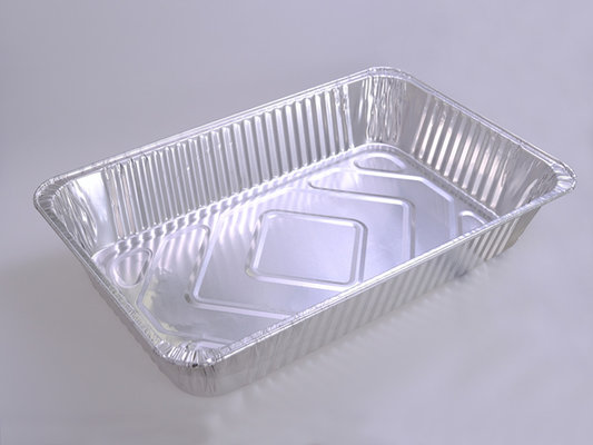 Eco-Friendly Alumiinum Foil Serving Trays Stackable Catering For Food heating 10L