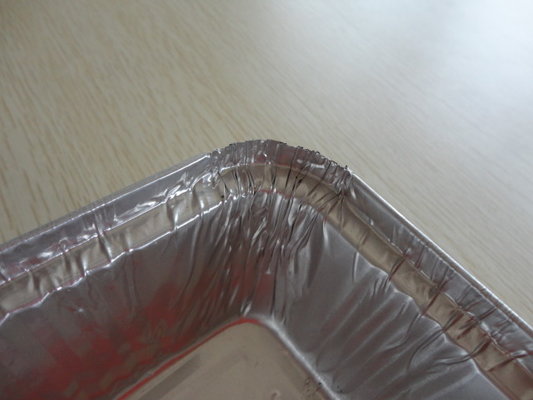 Food Storing Aluminum Foil Serving Trays Disposable Recyclable 1500ML