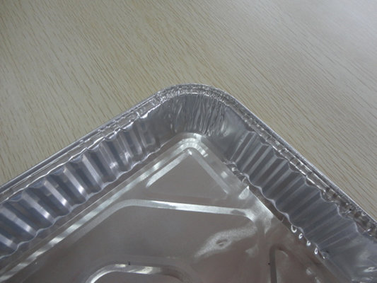 Food Grade Aluminum Foil Baking Pans Medium Size Rectangle For Meat Loaf