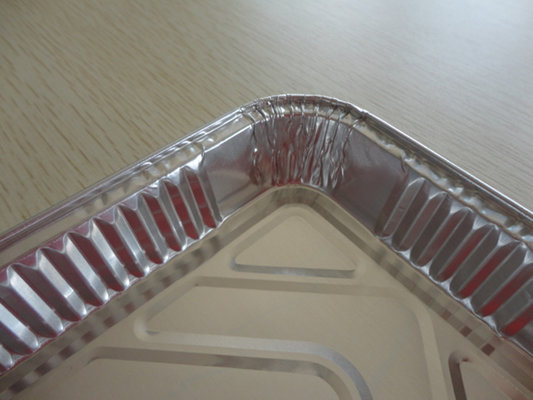 Eco-Friendly Household Aluminum Foil baking pans with lids For Frozen Food Ready Meal