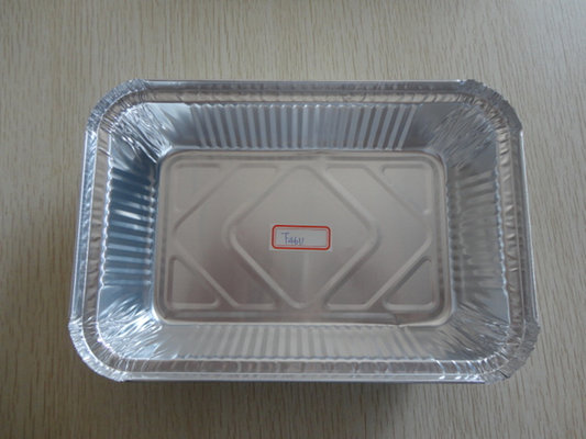 Food Grade Aluminum Foil Containers Vairous Types Recyclable For Kitchen recycling For Supermarket