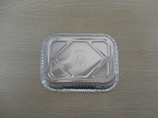 Food Grade Foil Takeaway Containers Flat Pack Storage For Hotel Food Service
