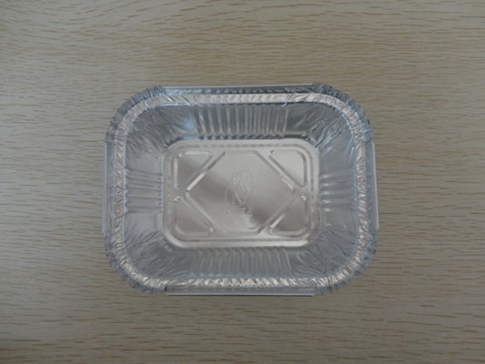 Food Grade Foil Takeaway Containers Flat Pack Storage For Hotel Food Service