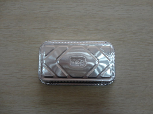 Disposable Aluminum Foil Serving Trays With Lid Heat Sealable For Hotel Food Baking