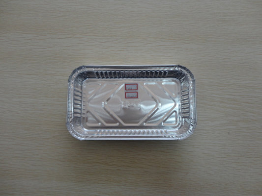 Disposable Aluminum Foil Serving Trays With Lid Heat Sealable For Hotel Food Baking