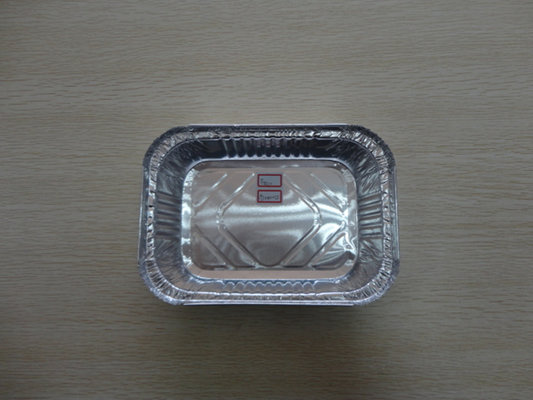 Deep Steam Rectangular Aluminum Storage Container / Baking Aluminum Foil Pans