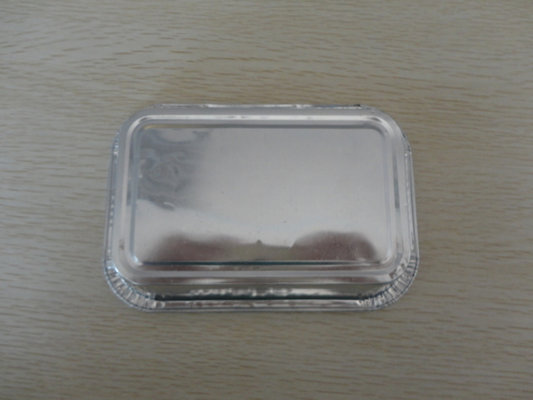 Food grade takeaway foil containers heat sealable Rectangle for fast food recyclable