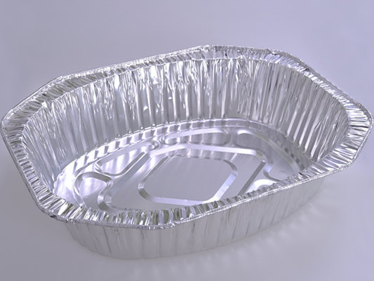 Rectangle 2lb Loaf Aluminum Foil Roasting Pan Export Popular For Food Packaging