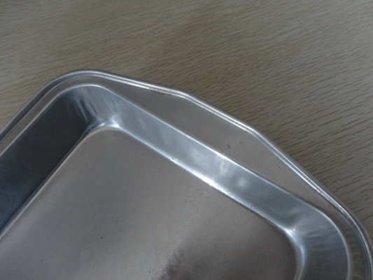 Pollution-Free smooth wall Aluminum Foil Roasting Pan , Take Away Lunch Box