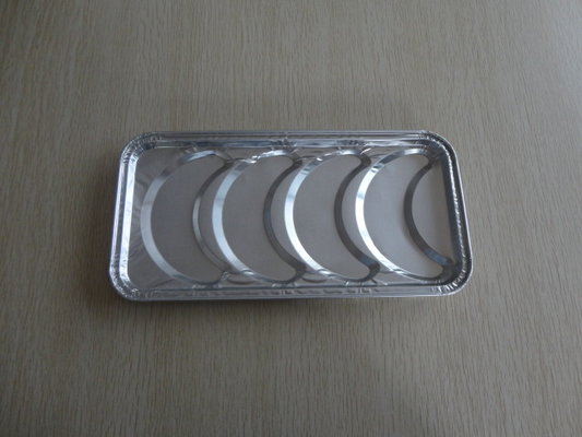 Multi-cavity foil takeaway containers For Croissants