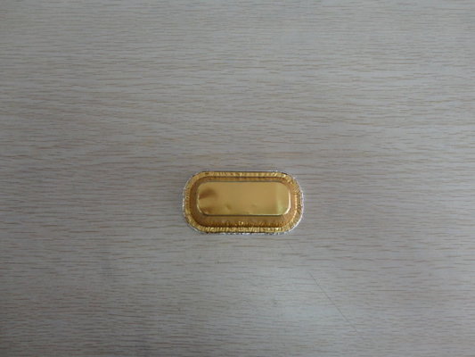 Golden Colored for Cupcake Aluminum Foil Serving Tray