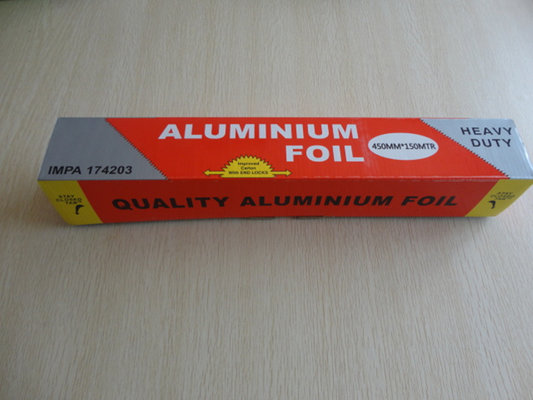 Household aluminum foil roll for packing