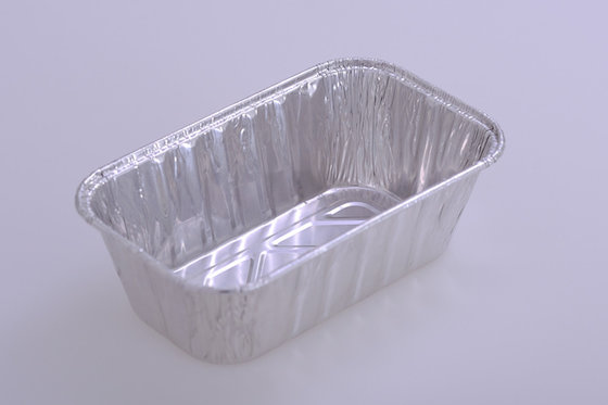 Food Grade Stackable Aluminum Foil Container Bakery Packaging Rectangle Shape