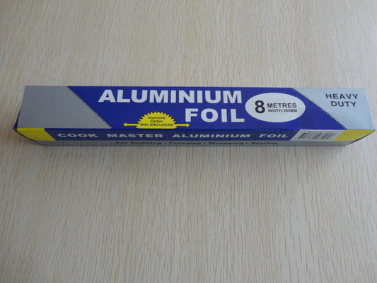 Silver Aluminum Foil Rolls Aluminum Foil Paper Food Soft Temper Food Packing