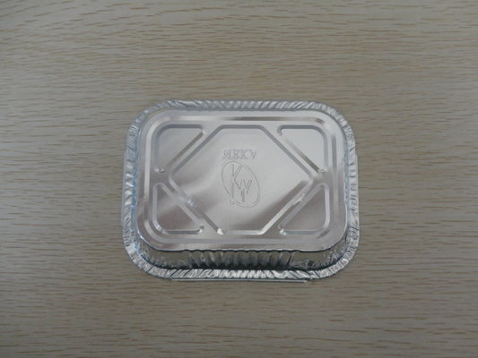 Food Grade Aluminum Foil Container For Processed Cheese Packaging 410ML