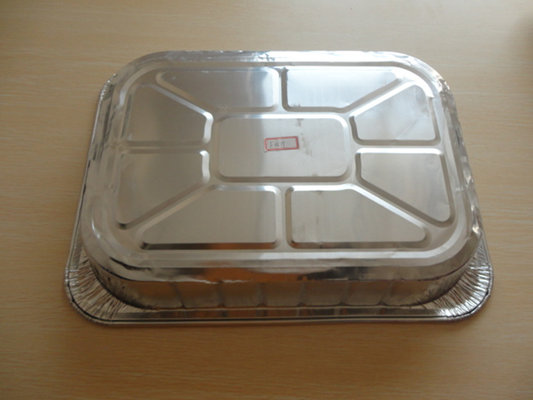 Large Aluminum Foil Container / Aluminum Foil Pan For Food Packing / Baking