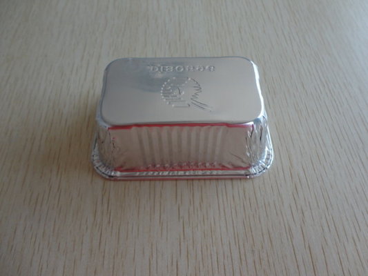 Takeaway Aluminium Foil Food Containers Rectangle Service For Cake baking