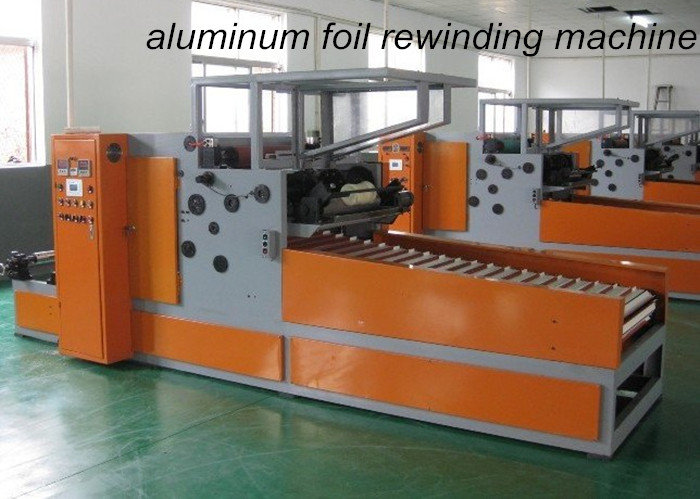 Automatic Aluminium Foil Rewinding Machine For Household Kitchen Roll Cutting