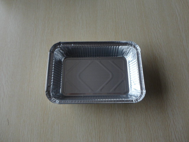 Packing Silver Aluminum Foil Containers With Lid For Frozen Ready Meals