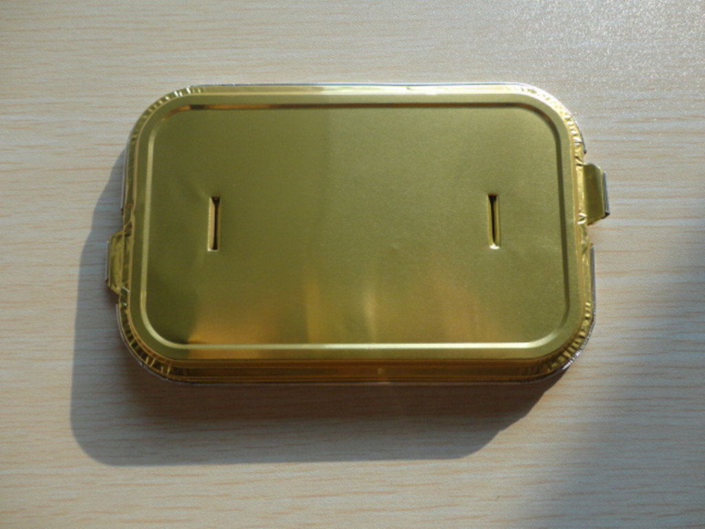 Waterproof inflight catering Disposable aluminum foil lids for food heating