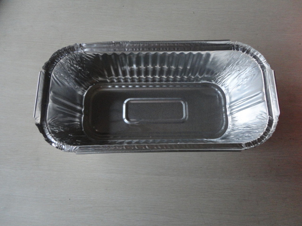 Stamp forming Aluminum foil roasting pan / Aluminum Foil Tray With Lid For Meal Pack