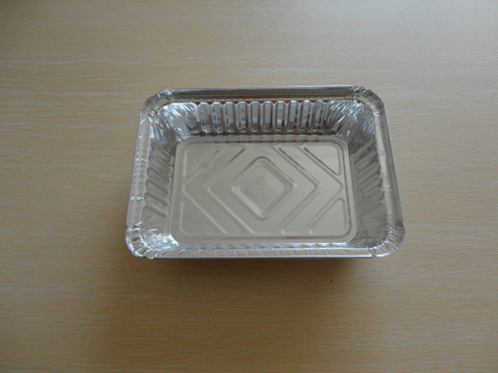 Household Aluminum Foil Containers With Lids Flexible Packing For Airline