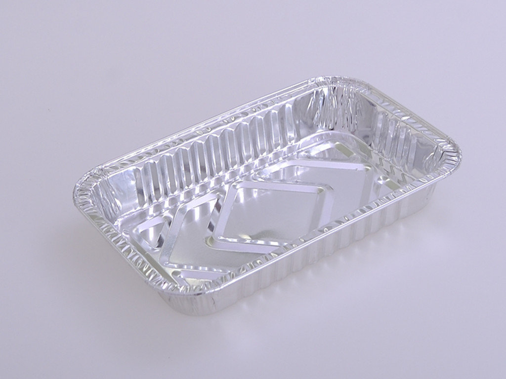 Household Aluminum Foil Serving Trays For Fast Food Packing Takeaway 1/2 Sheet
