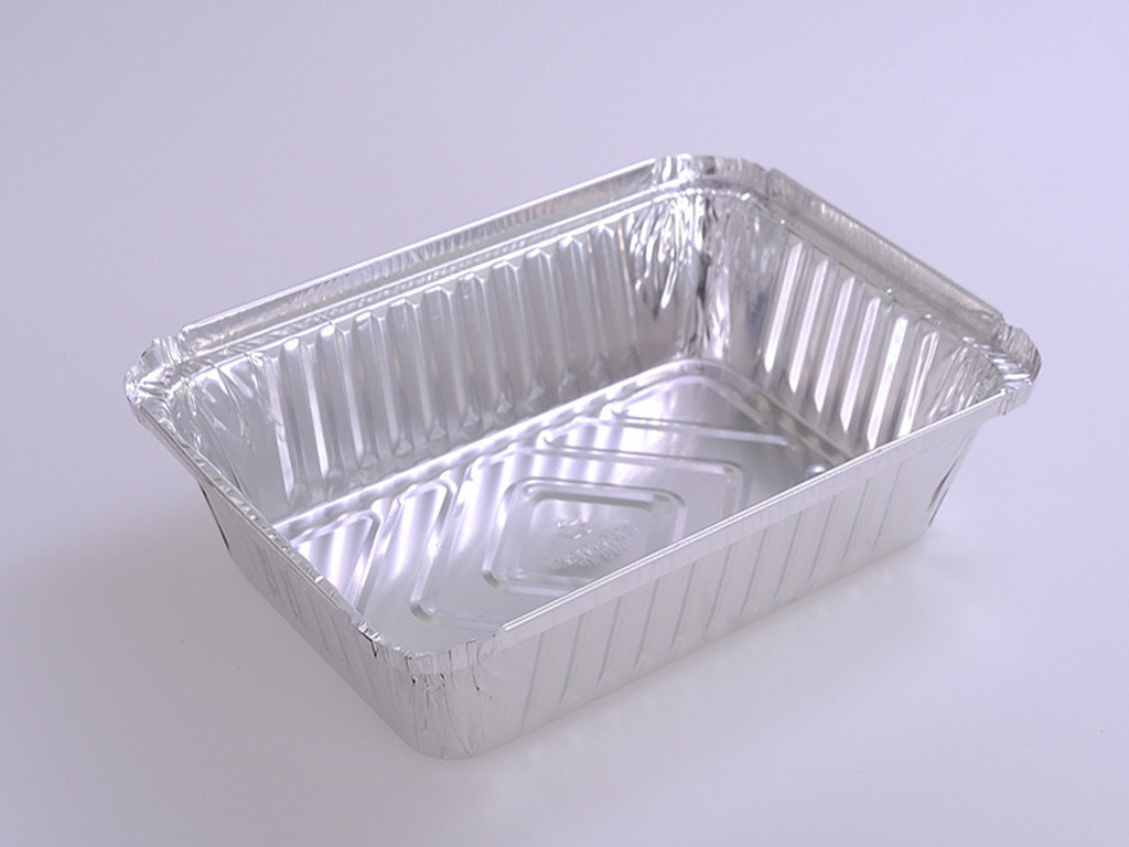 Food Grade Aluminum Foil Serving Trays Different Shapes Of Takeaway For Cooking