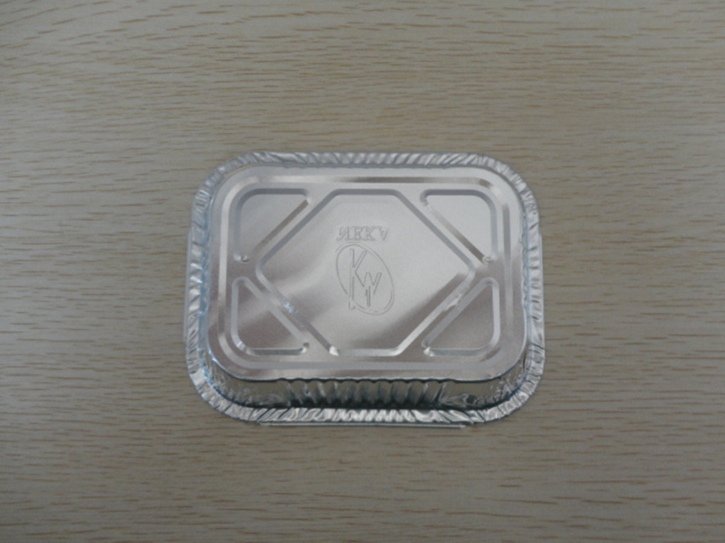 Food Grade Foil Takeaway Containers Flat Pack Storage For Hotel Food Service