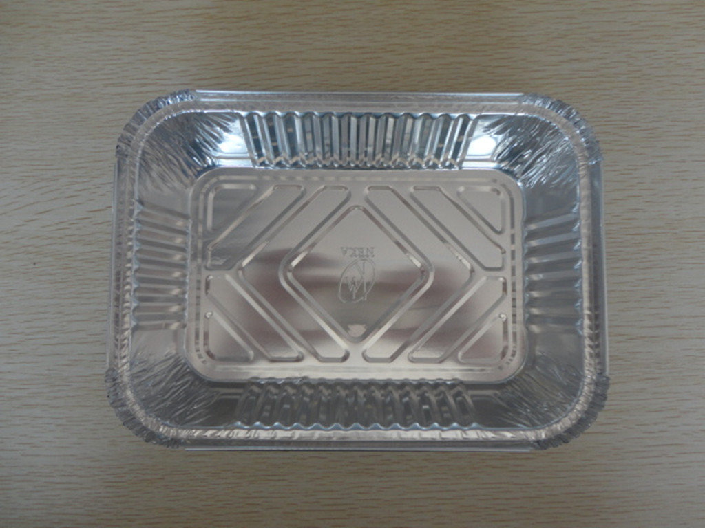 Disposable Aluminum Foil Baking Pans / Loaf Pan For Food Storage And Cooking