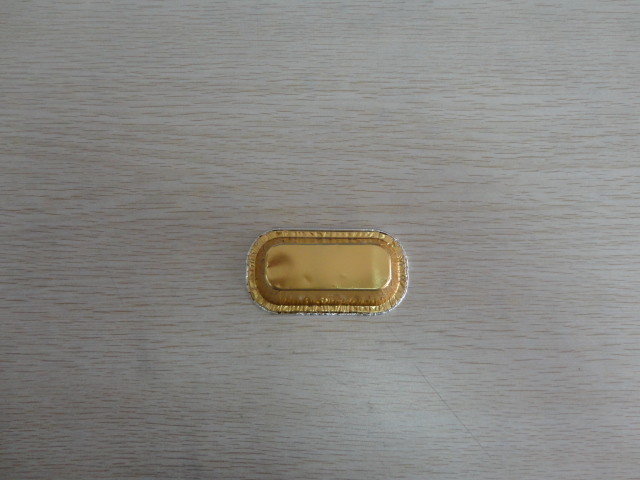 Golden Colored for Cupcake Aluminum Foil Serving Tray