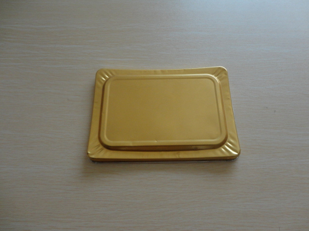Golden Coated Aluminum Foil Lid