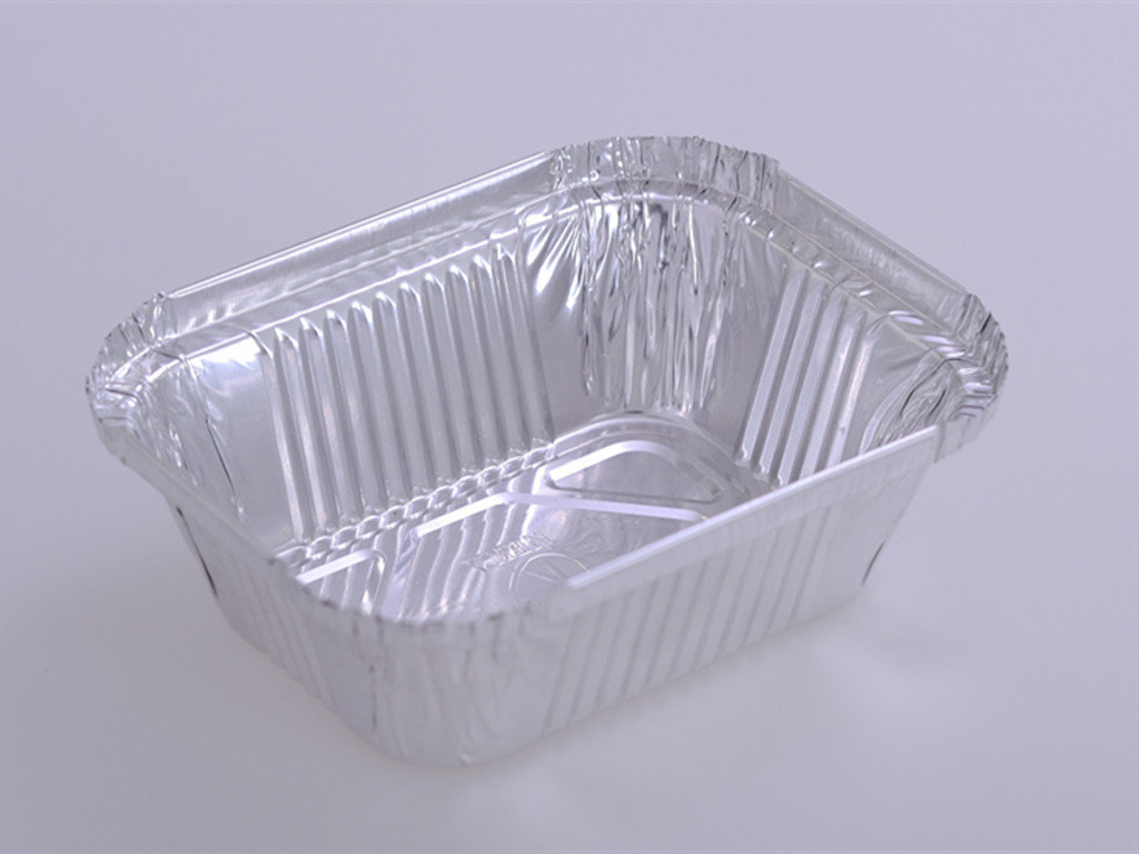 Food Grade Aluminum Foil Container For Processed Cheese Packaging 410ML